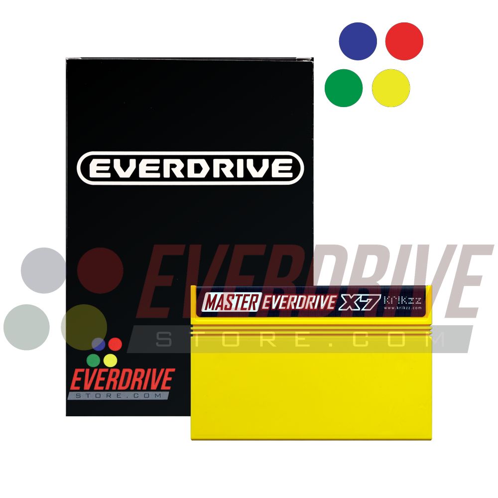 Master Everdrive X7 - Yellow by Krikzz for Master system – EverdriveStore.com